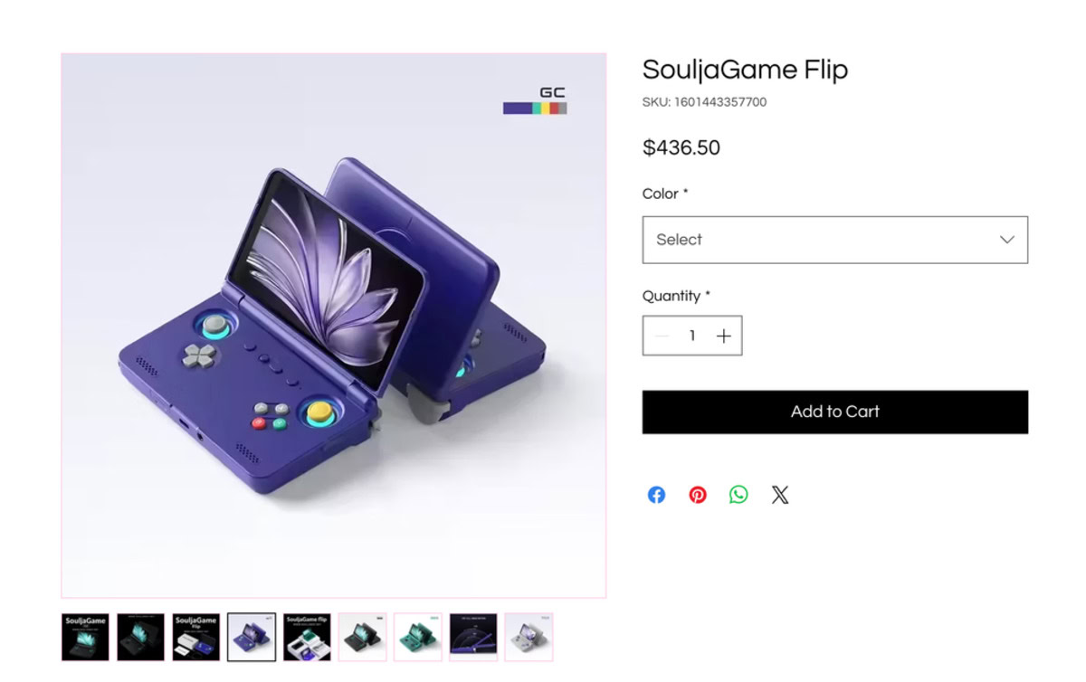 Soulja Boy が自分のゲーム機として Retroid Pocket Flip 2 を販売中 - オタクの時間